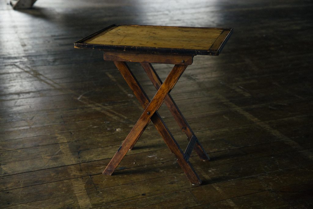Card Display Table - Rustic Hire