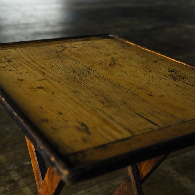 Card Display Table - Rustic Hire