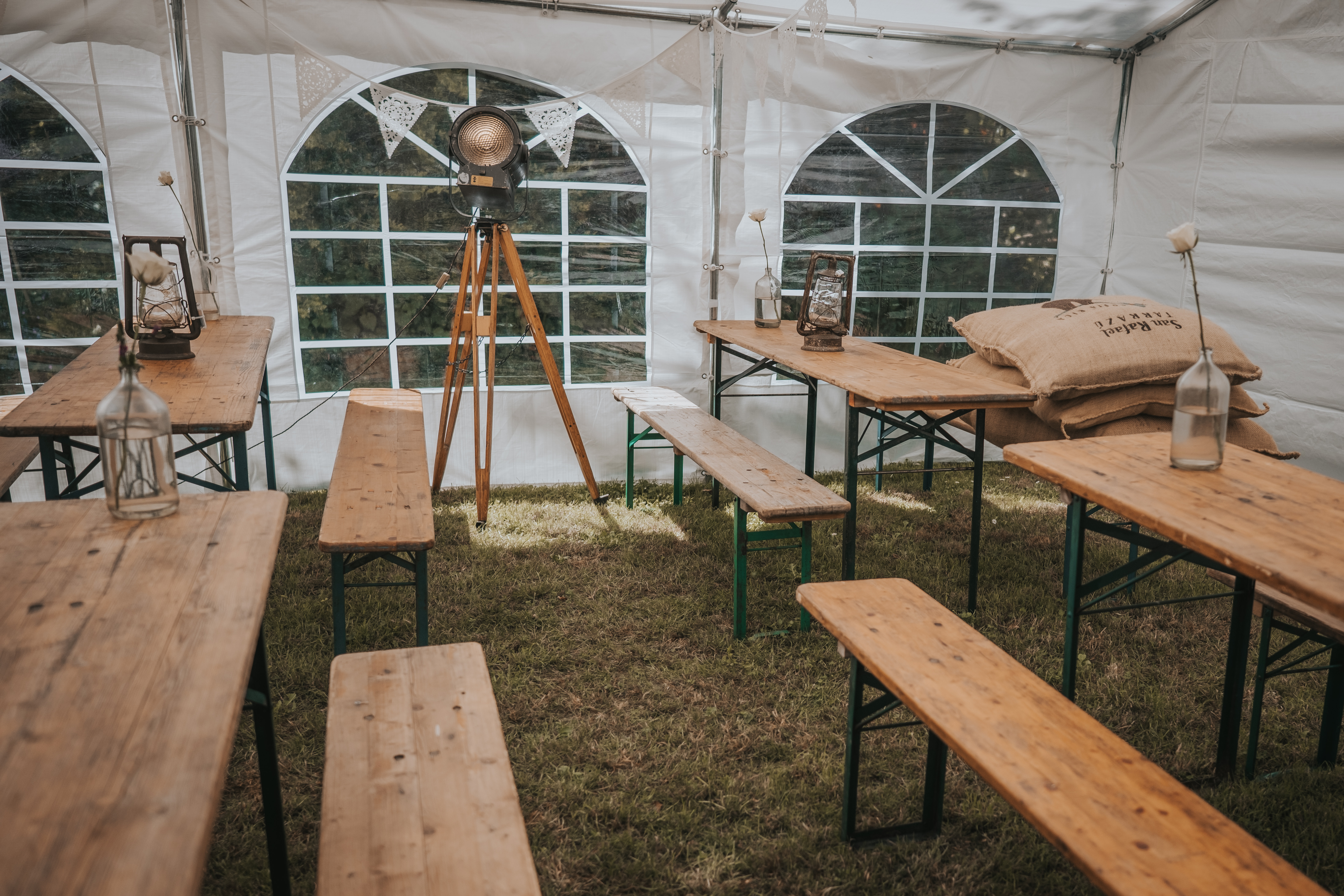 Rustic Hire - German Beer Table – Seats 8