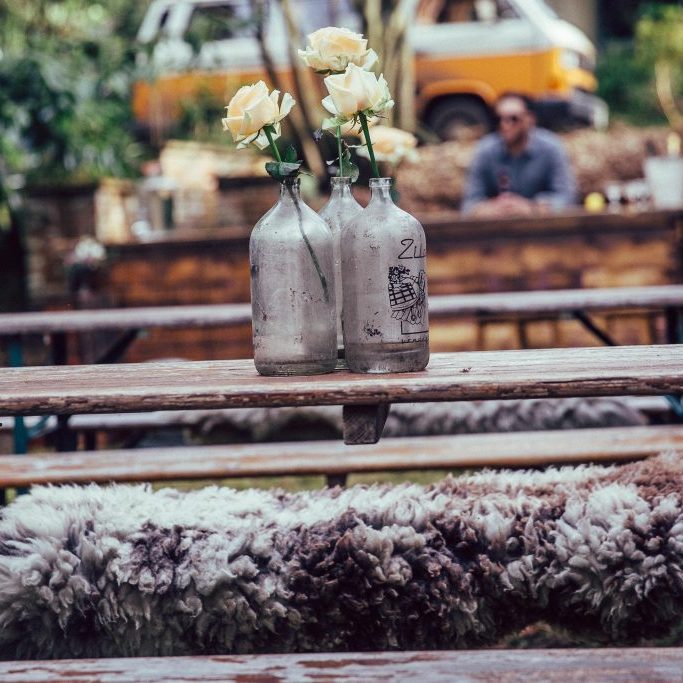 German Beer Benches & Table Package - Rustic Hire