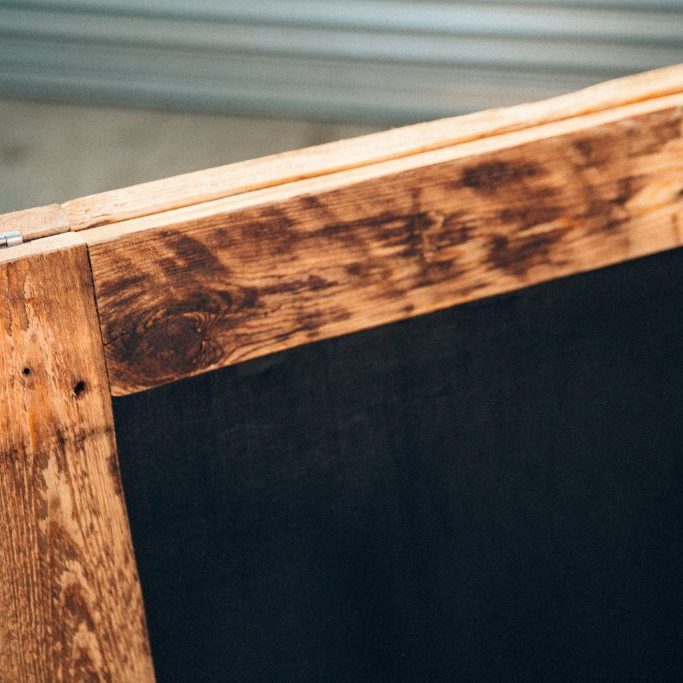 A-Frame Blackboards - Rustic Hire