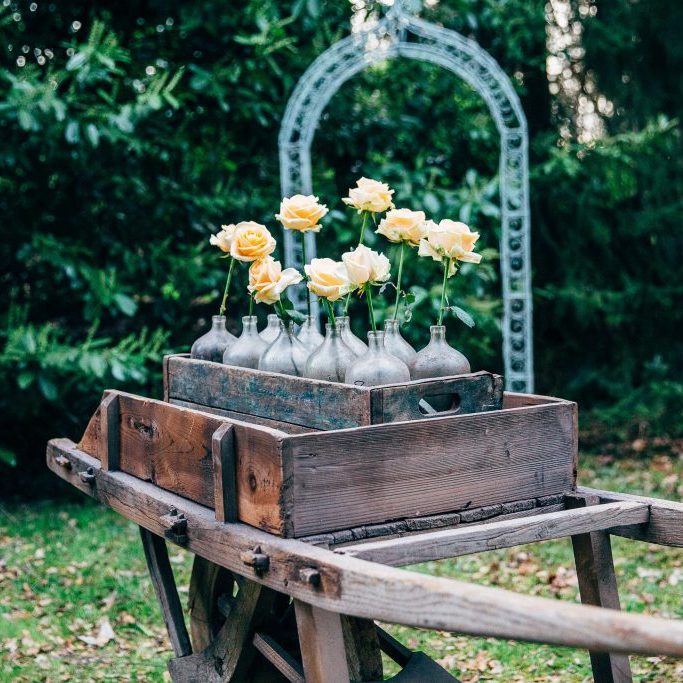 Vintage Market Cart - Rustic Hire