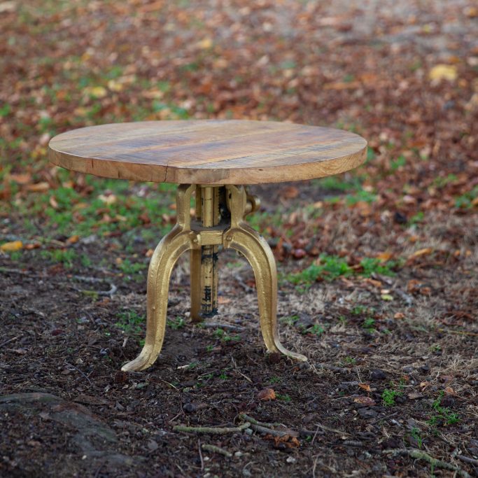 Rustic Hire - Gold Legged Coffee Tables