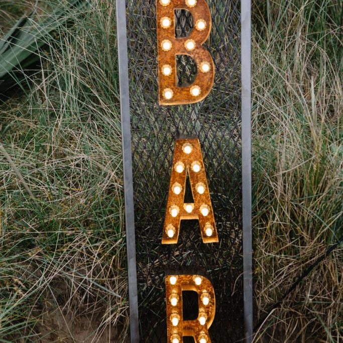 BAR Signs - Rustic Hire