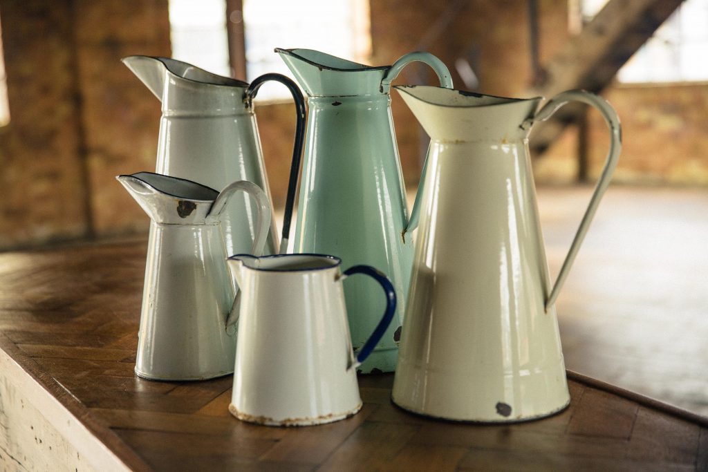 Rustic Hire - Enamel Jugs