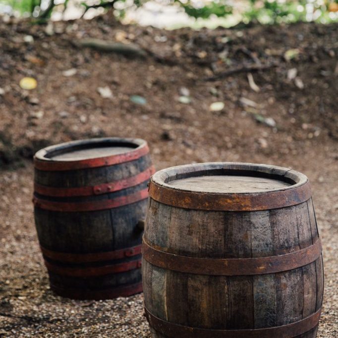 Small Whisky Barrels - Rustic Hire