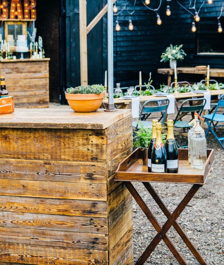 Rustic Hire - Cake Display Bar