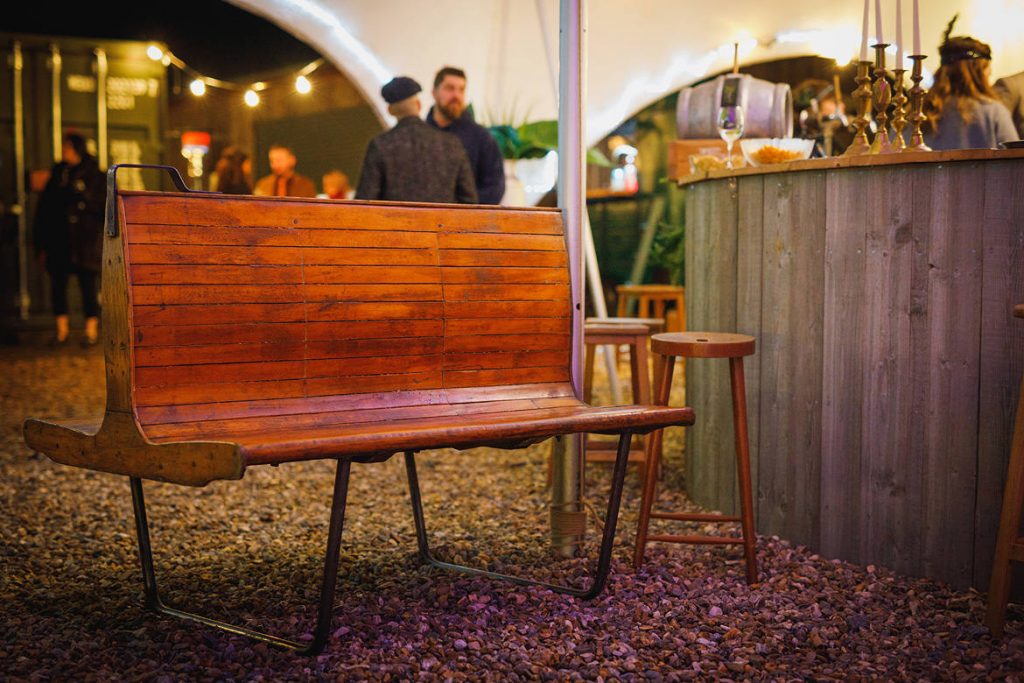 Rustic Hire - Russian Tram Bench