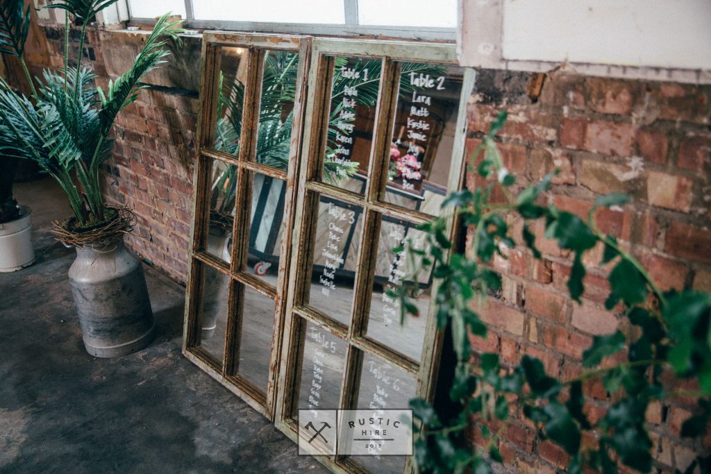 Rustic Hire - Mirrored Windows