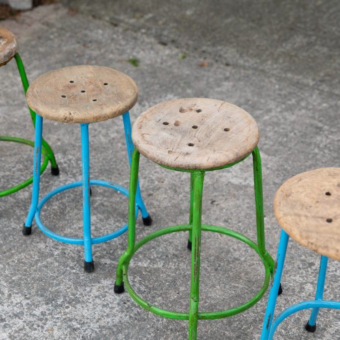 Rustic Hire - Button Stools