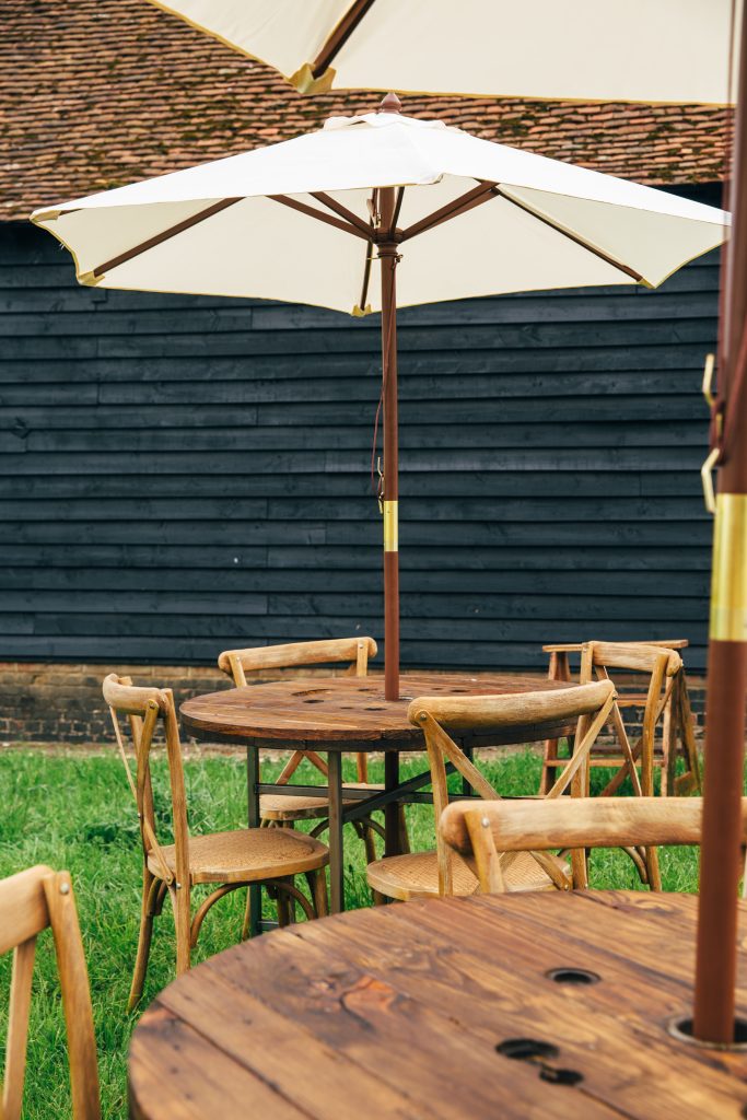 Rustic Hire - Cable Reel Table – Seats 4
