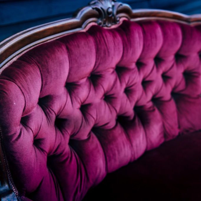 French Ruby Sofa Set - Rustic Hire