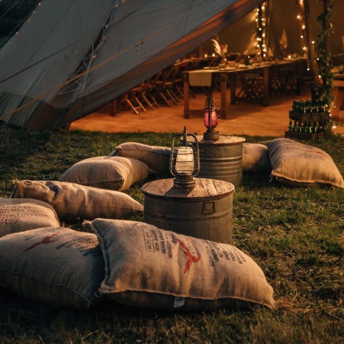 Oil Drum Coffee Table - Rustic Hire